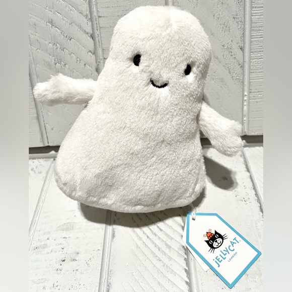 Jellycat | Toys | Jellycat London Ooky Ghost Mini Soft Collectible Plush Nwt | Poshmark